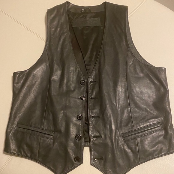 Georgetown Leather Design | Jackets & Coats | Leather Vest | Poshmark